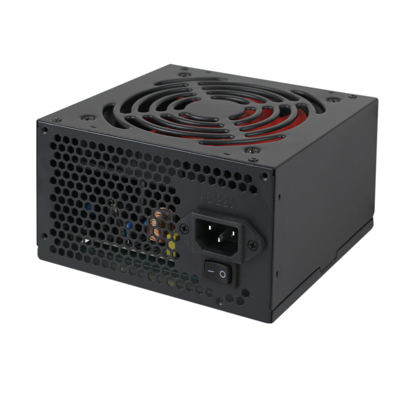 Блок живлення ATX-550W BLACK без кабелю живлення