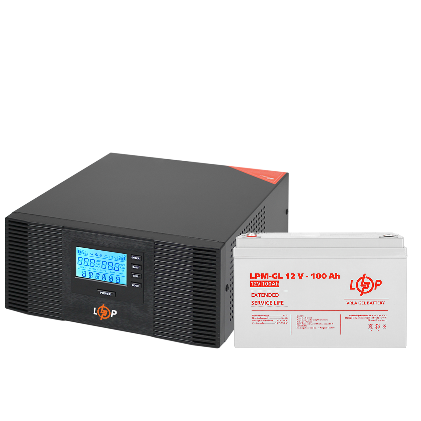 Комплект ДБЖ B1500 + гелева батарея 1200W купити