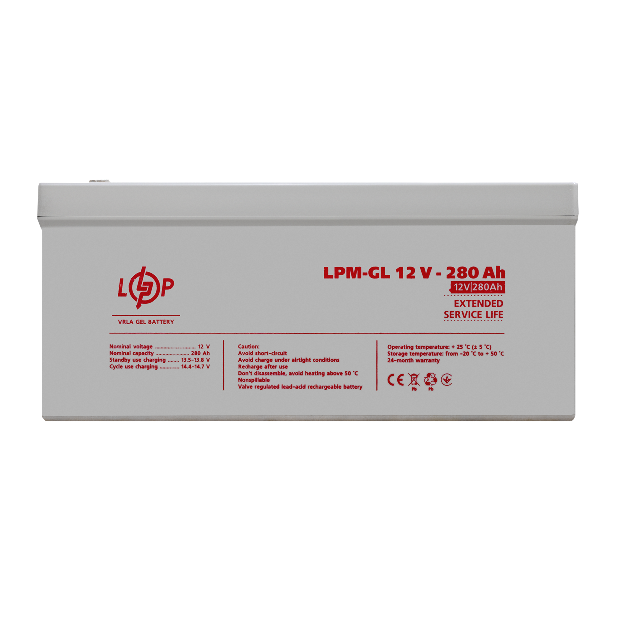 Аккумулятор гелевый LPM-GL 12 - 280 AH | купить в Украине